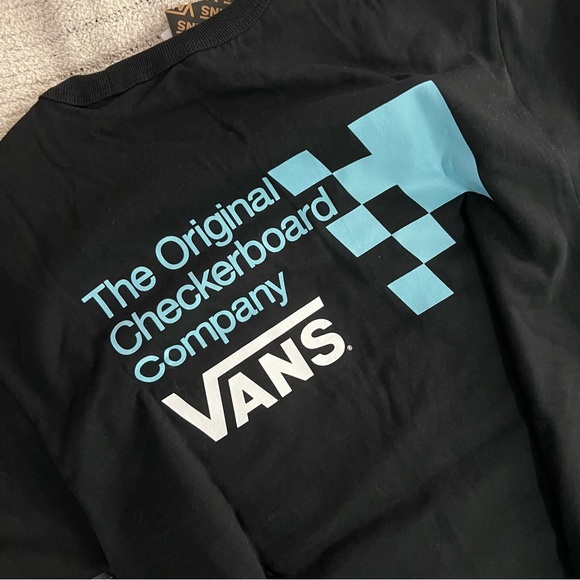 Vans | Shirts | Vans Off The Wall Og Checkerboard Short Sleeve Tee ...